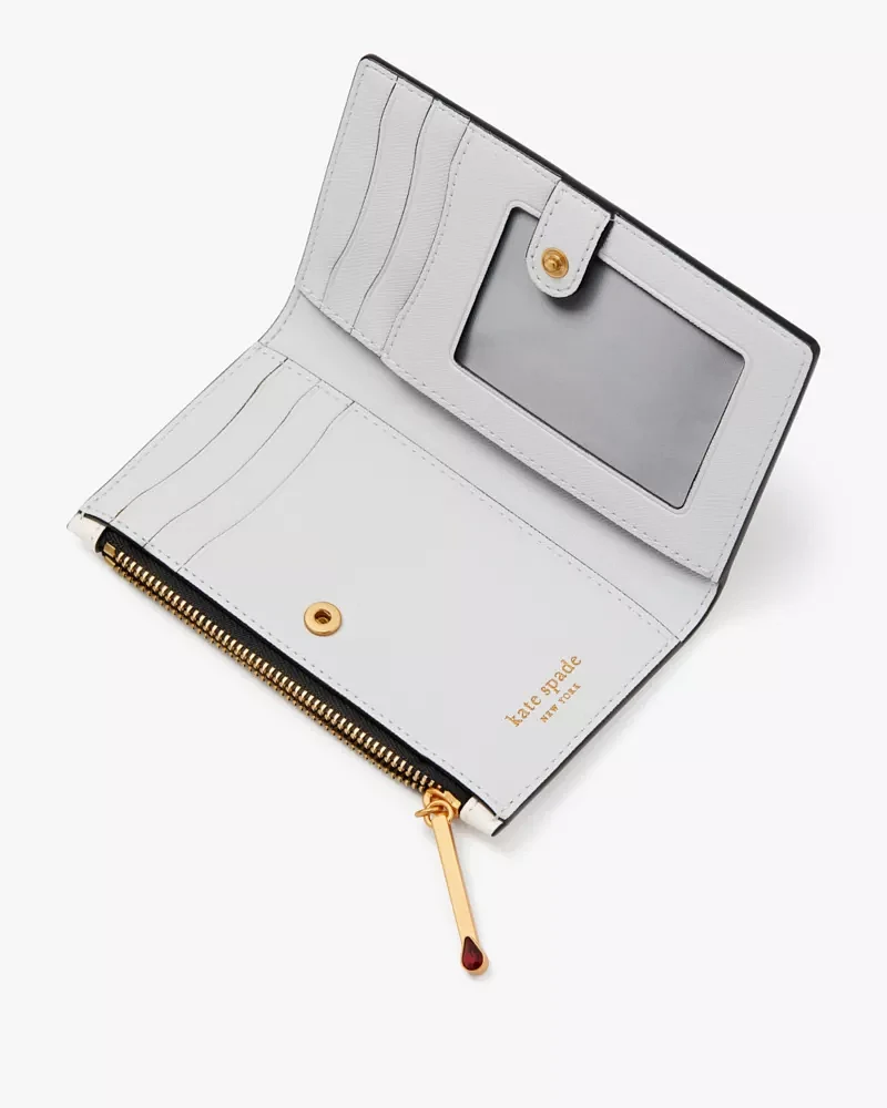 Kate Spade Morgan Matchbox Embossed Small Slim Bifold Wallet at Mall of ...