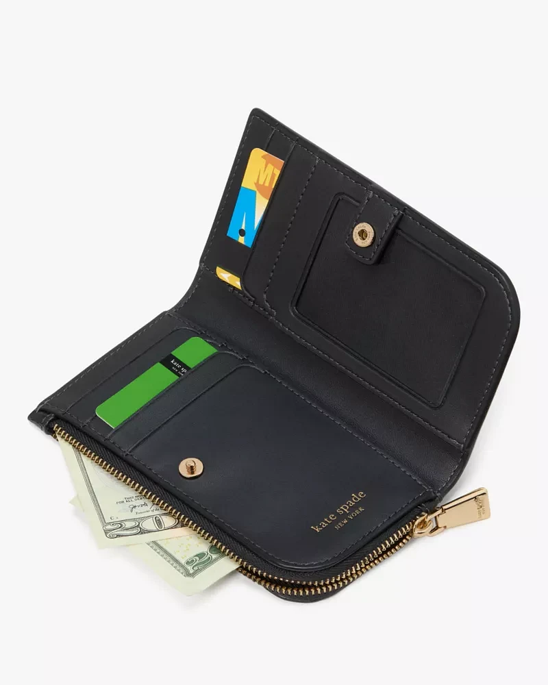Kate Spade Devin Colorblocked Small Slim Bifold Wallet | Mall of America®