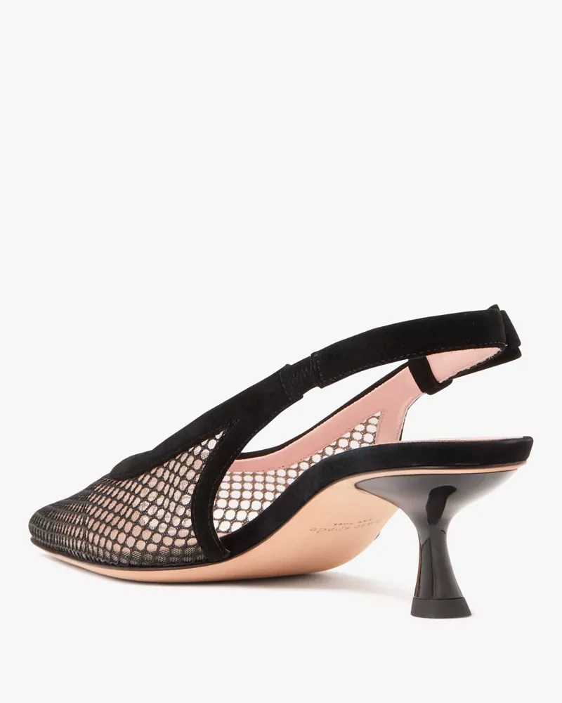 Kate Spade Riley Slingback Smooth Leather Kitten Heel | Mall of America®
