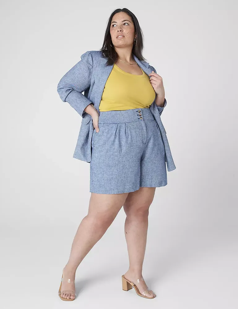 Lane Bryant Linen City Short Chambray | Hamilton Place