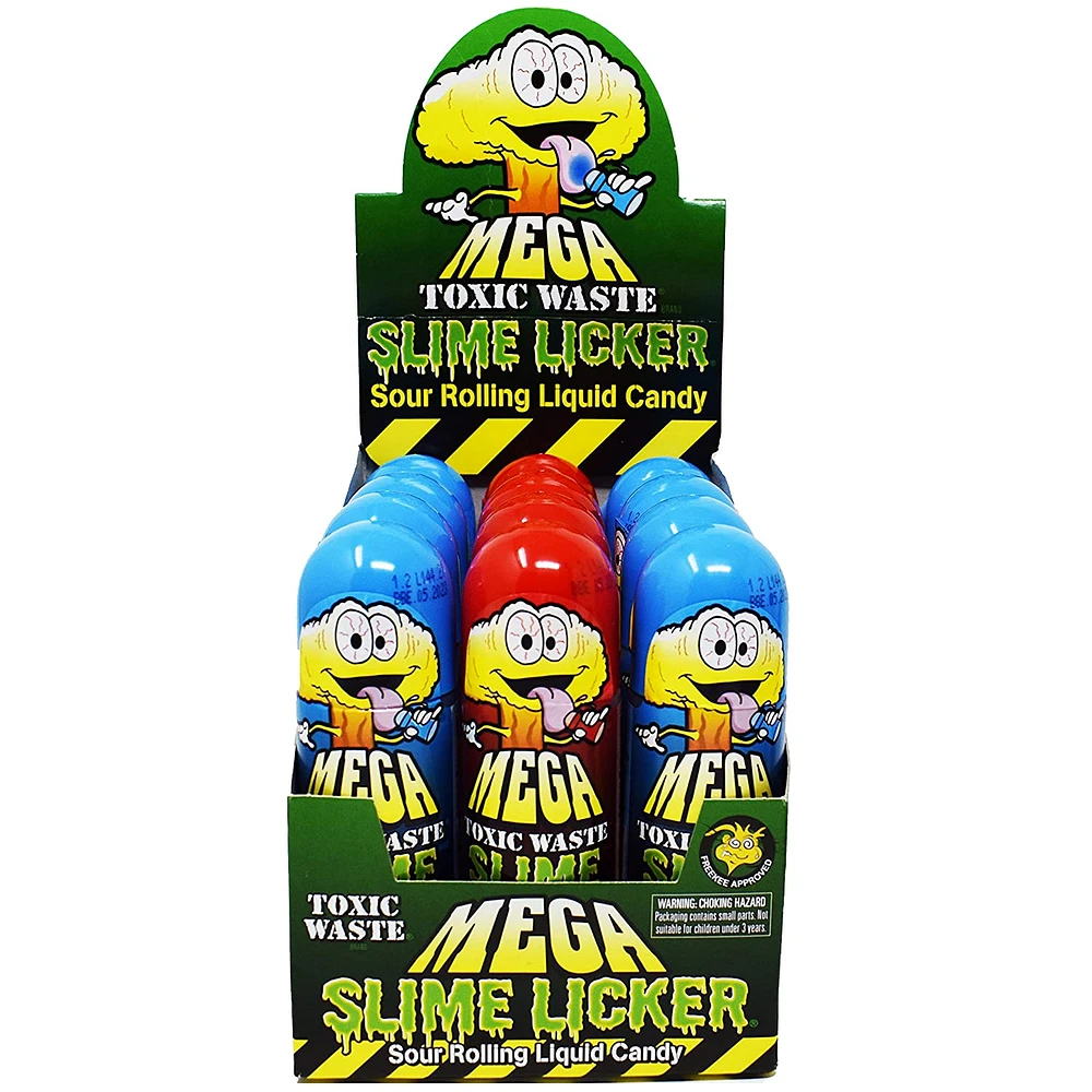 Candy Dynamics Toxic Waste Mega Slime Licker Assorted Flavors 3 oz ...
