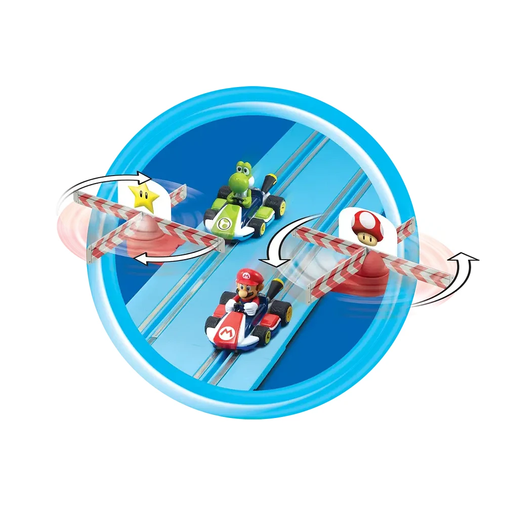 Carrera Nintendo Mario Kart - Mario vs. Yoshi Beginner Slot Car Racing ...