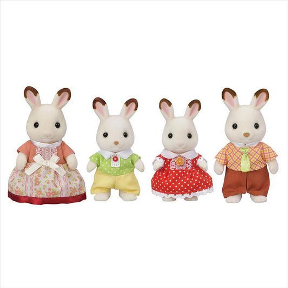 Epoch Everlasting Play Calico Critters Chocolate Rabbit Family | Mall ...