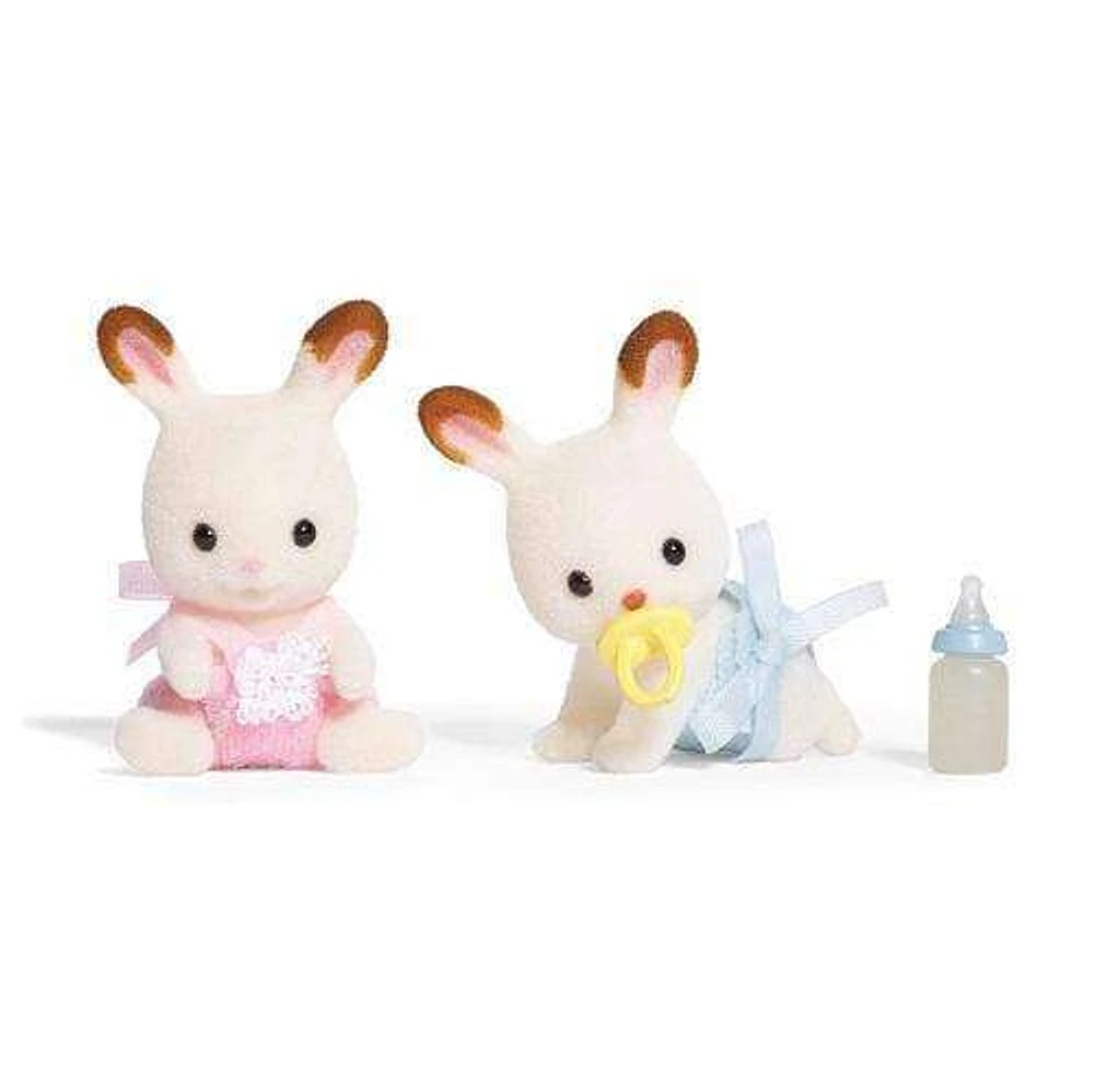 Epoch Everlasting Play Calico Critters Chocolate Rabbit Twins | Mall of ...