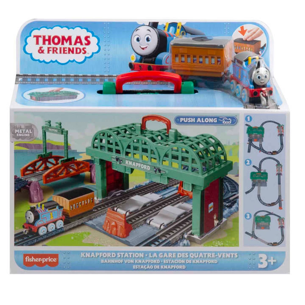 Fisher Price Thomas & Friends - Knapford Station Playset & Storage Case ...