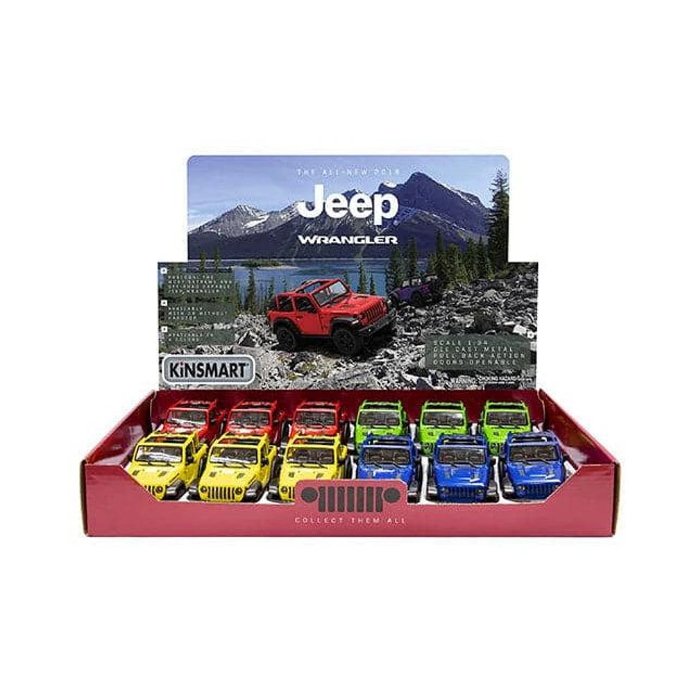 Kinsmart 5" Diecast 2018 Jeep Wrangler Open Top | Mall of America®