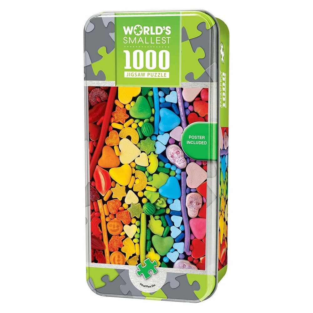 MasterPieces World‘s Smallest - Rainbow Candy - 1000 Piece Puzzle in a ...