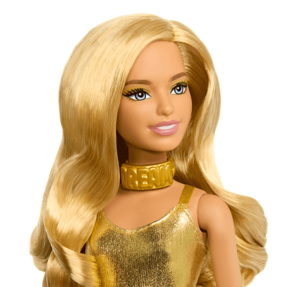 Mattel Barbie Fashionista Doll #222 - Petite with Blonde Hair & Golden ...