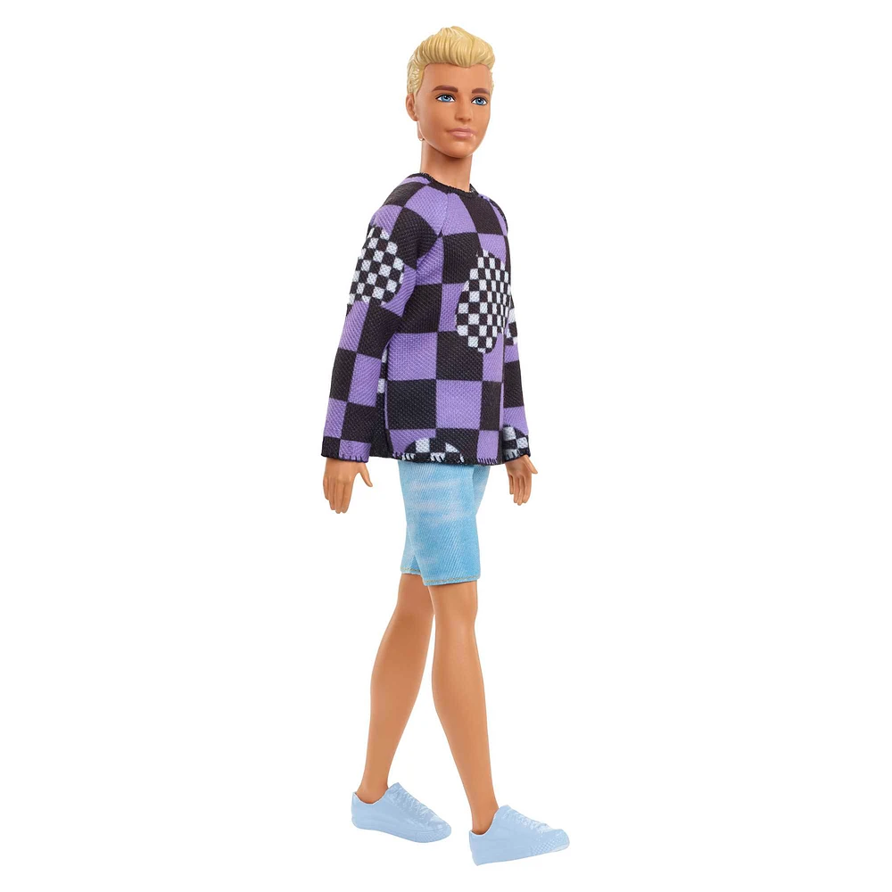 Mattel Barbie Ken Fashionistas Doll #191 with Blonde Hair and Purple ...