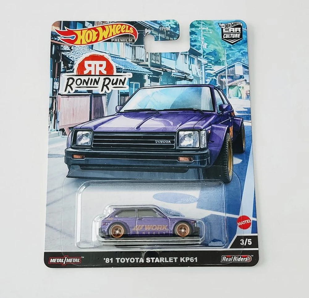 Mattel Hot Wheels Car Culture Ronin Run '81 Toyota Starlet KP61 | Mall ...