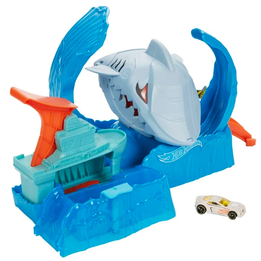 Mattel Hot Wheels City Color Shifters Robo Shark Frenzy Playset | Mall ...