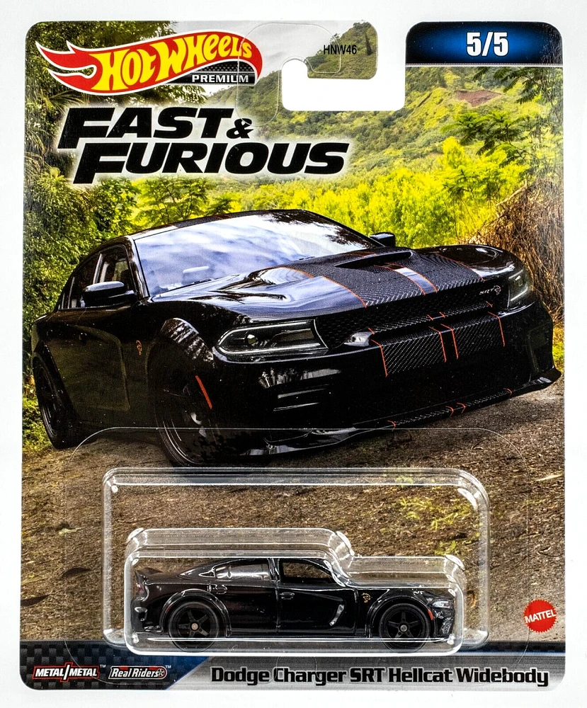 Mattel Hot Wheels Fast & Furious - Dodge Charger SRT Hellcat Widebody ...