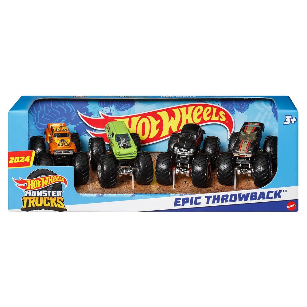 Mattel Hot Wheels Monster Trucks 4-Pack - Epic Throwback | Mall of America®
