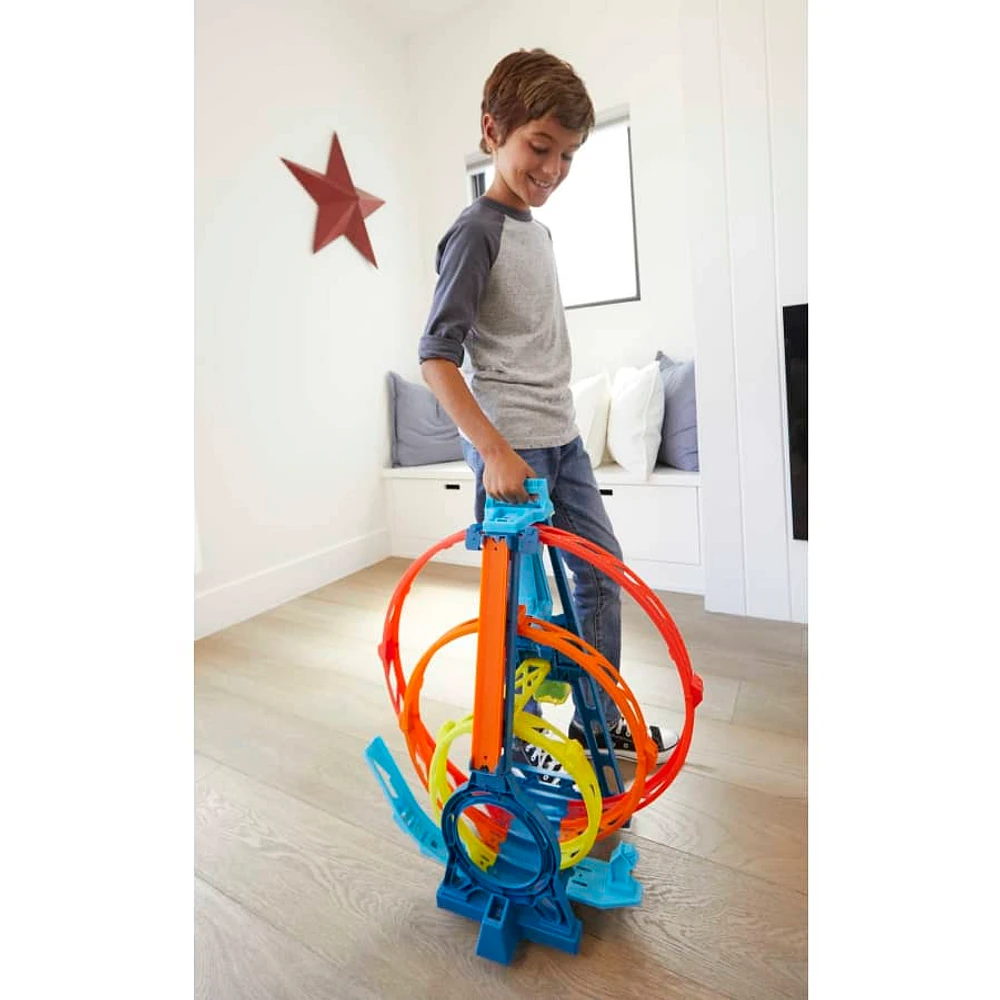 Mattel Hot Wheels Track Builder Unlimited - Triple Loop Kit | Mall of ...