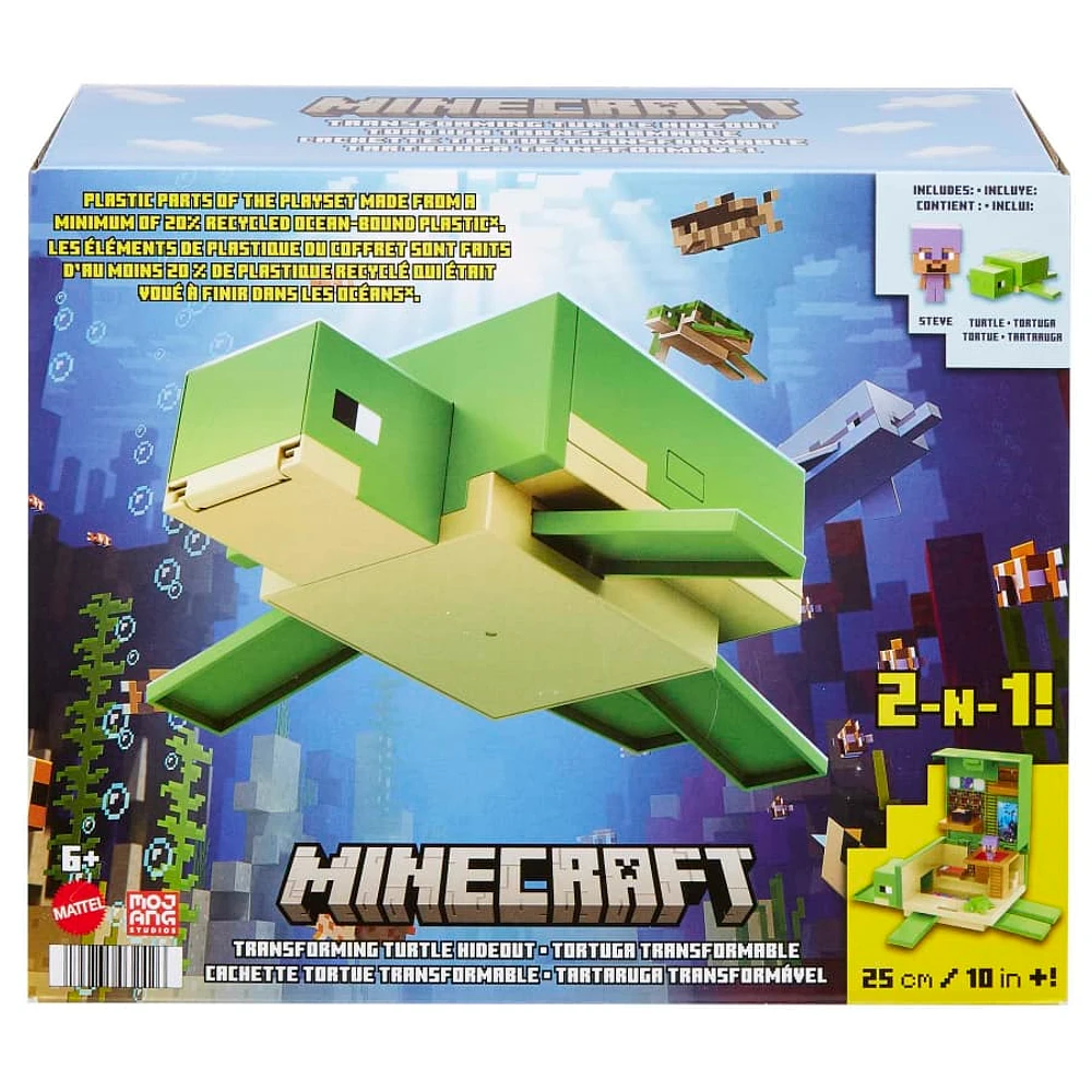Mattel MINECRAFT Transforming Turtle Hideout Playset | Mall of America®