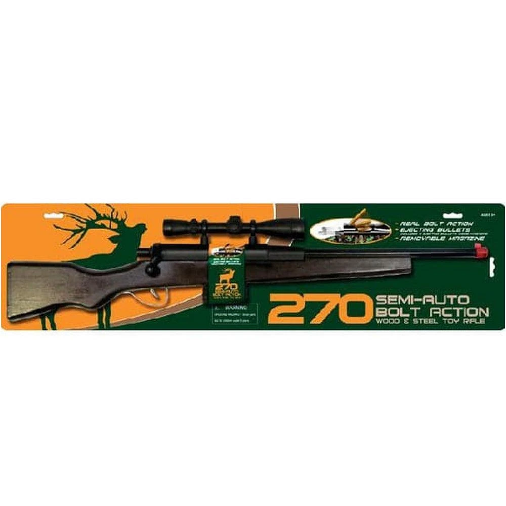 Parris Toys Kids 270 Camo Bolt Action Rifle, includes 28" Long Solid ...