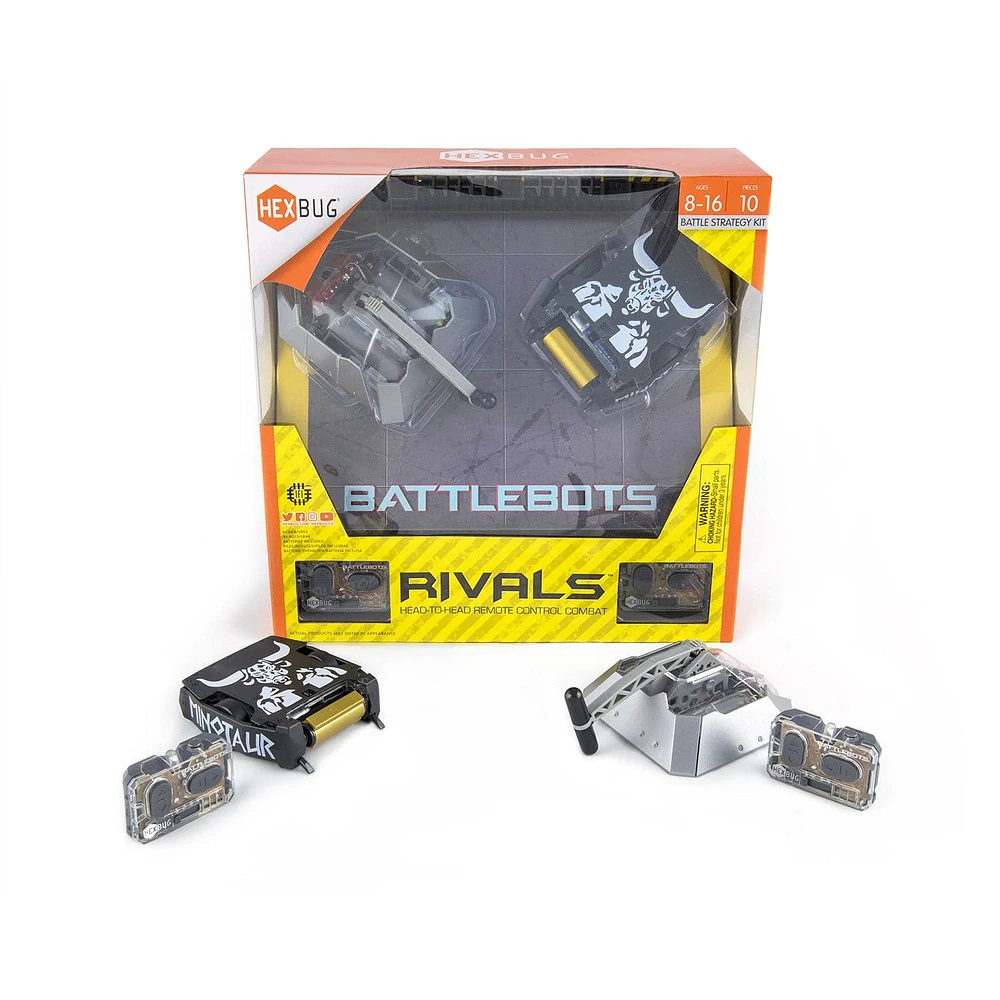 Spin Master Hexbug Battlebots Rivals V2 - Beta vs. Minotaur | Mall of ...