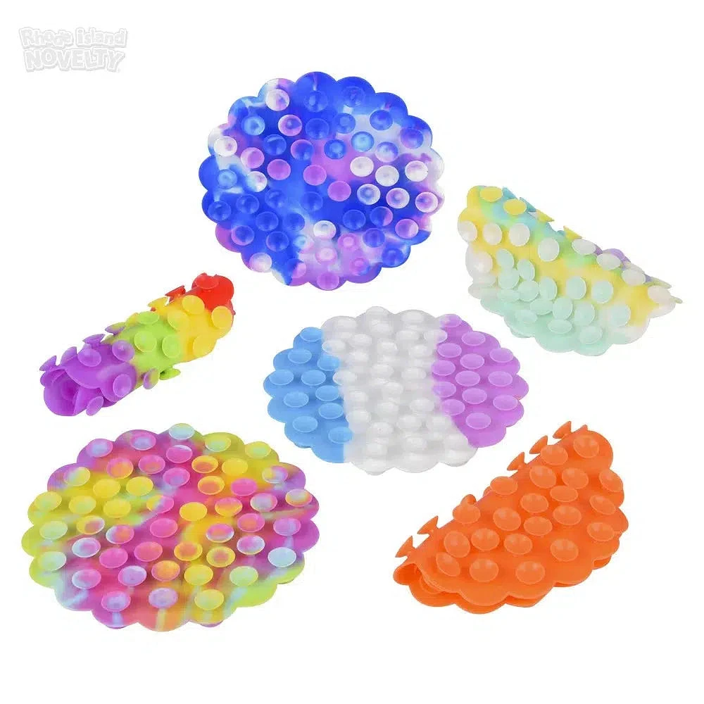 The Toy Network 3.5" Double Side Round Fidget Suction Cups | Mall of ...