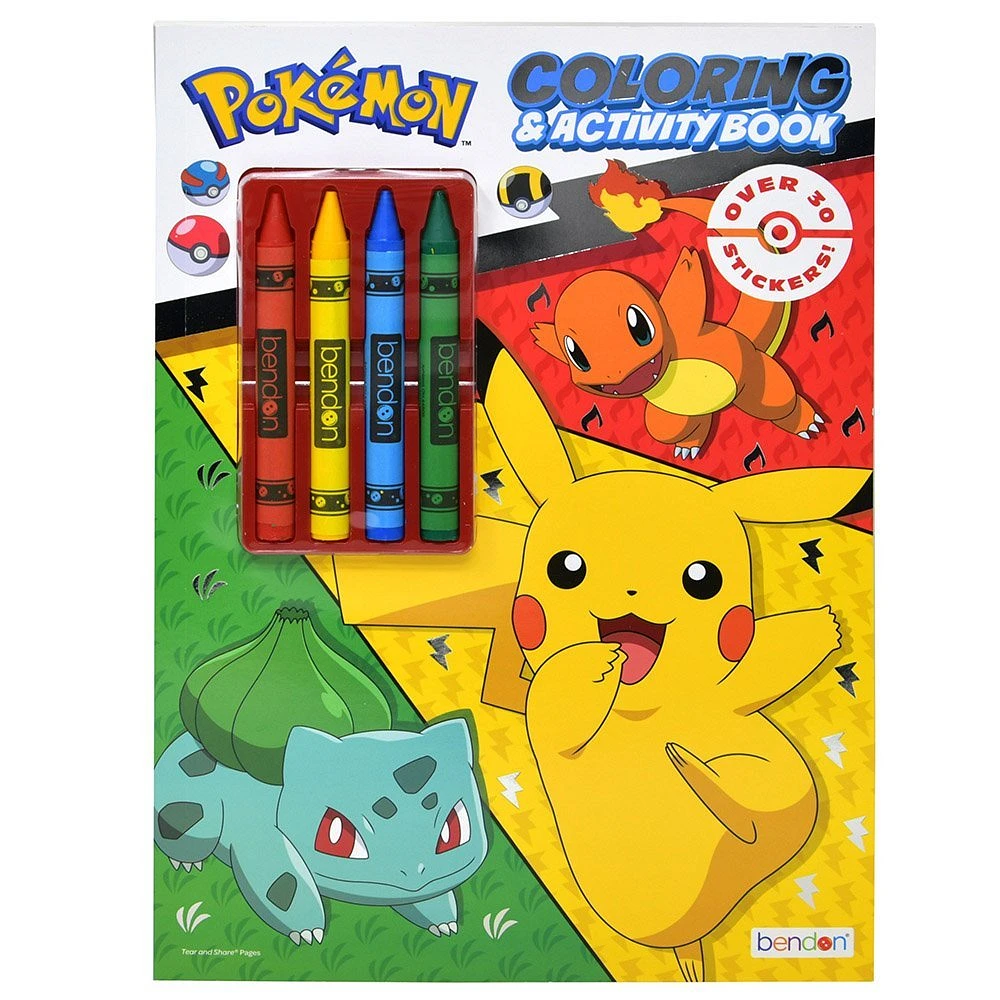United Party Pokemon Coloring & Activity Book W/ Crayons | Mall of America®