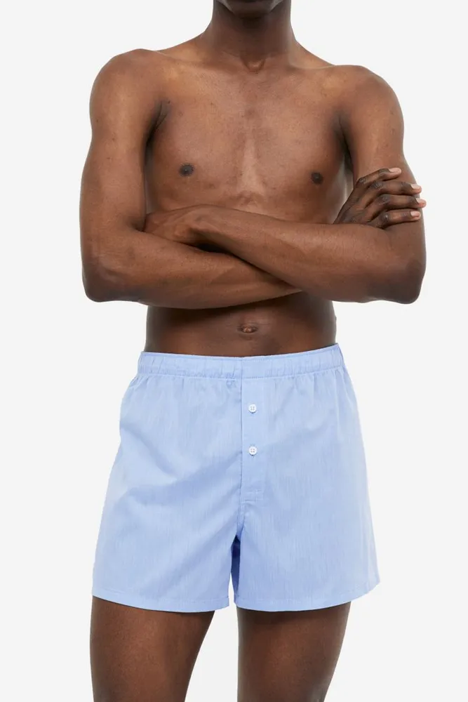 H&M 3-pack Woven Cotton Boxer Shorts | Hamilton Place