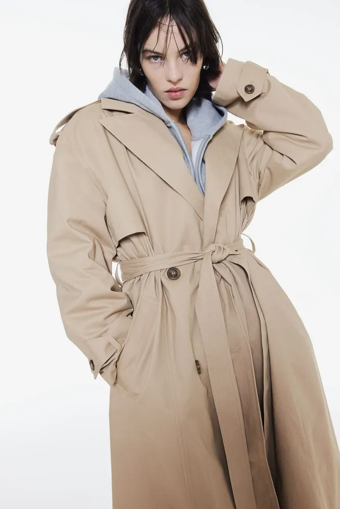 H&M Twill Trench Coat | CoolSprings Galleria