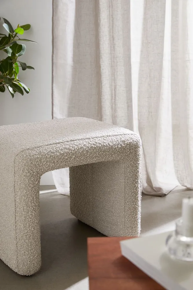 H&M Bouclé Stool | CoolSprings Galleria