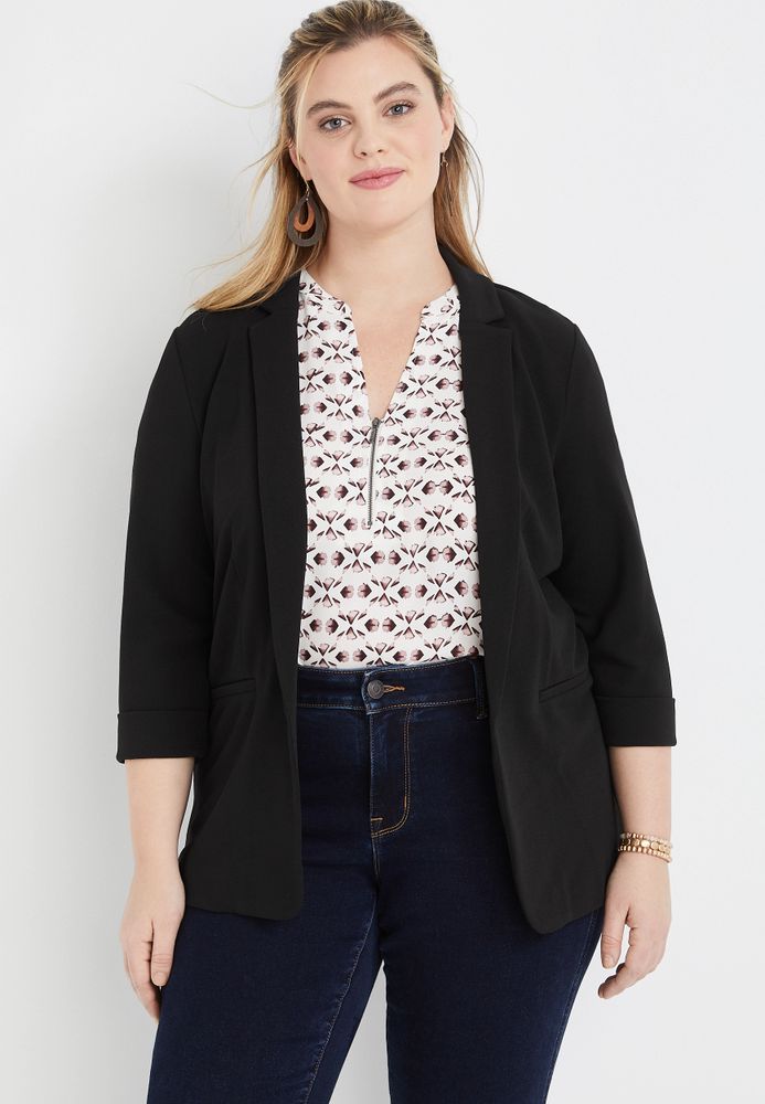 Maurices Plus Versa Open Front Blazer | Hamilton Place