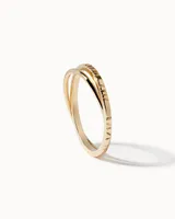 Solid Gold Interlocking Ring | King's Cross