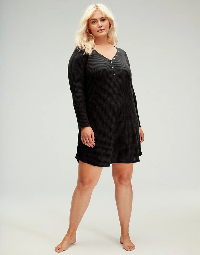 Belabumbum Cozy Henley Nightie Plus at Hamilton Place in Chattanooga, TN