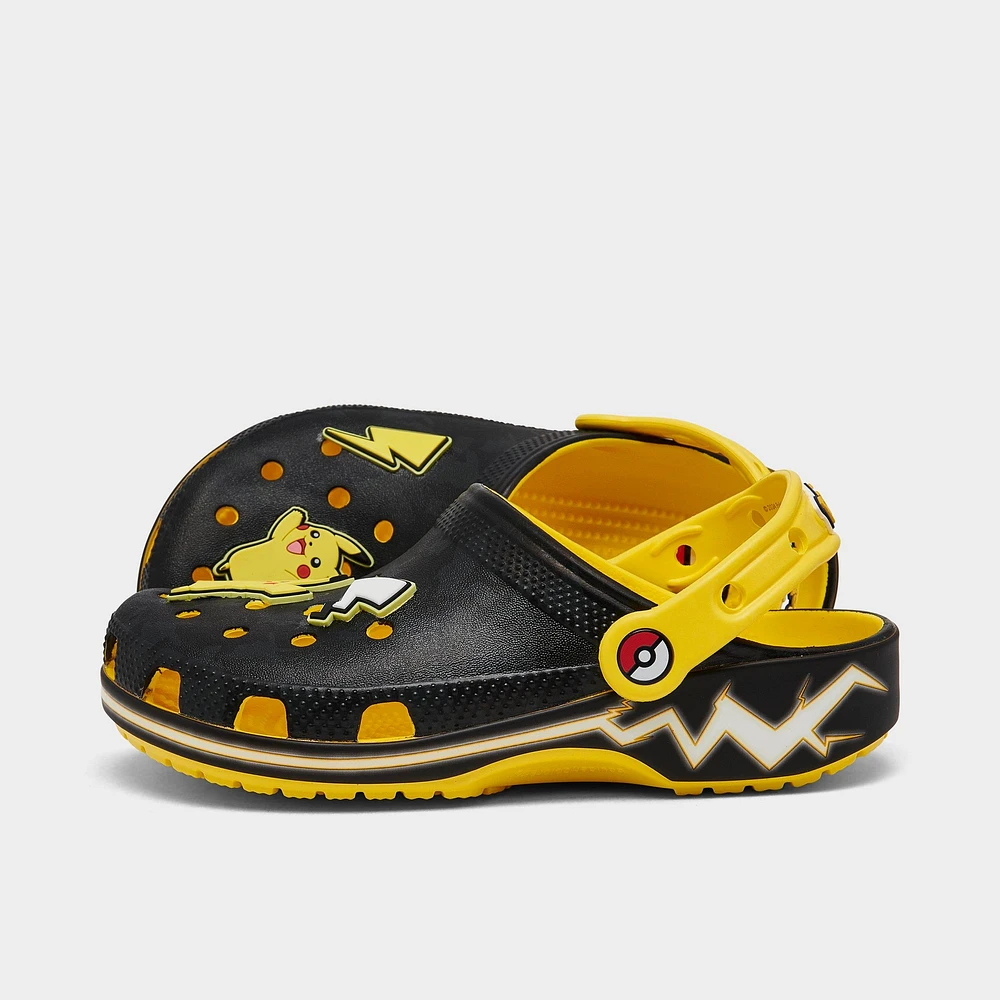 CROCS Little Kids' Crocs x Pokemon Pikachu Classic Clog Shoes ...