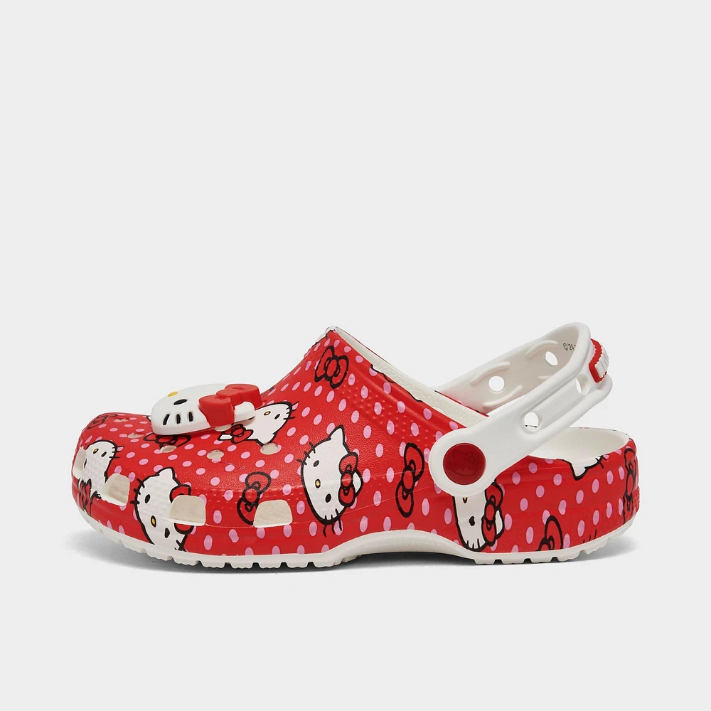 CROCS Girls' Little Kids' Crocs x Hello Kitty Classic Clog Shoes ...