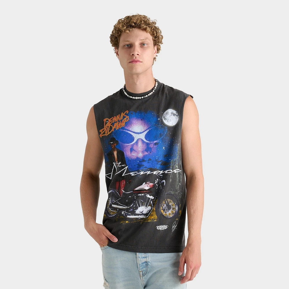 GRAPHIC TEES Dennis Rodman Desert Moon Graphic Sleeveless T-Shirt ...