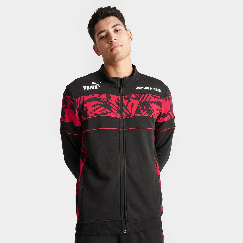 PUMA Men's Puma Mercedes-AMG Camo SDS Graphic Track Jacket | Hamilton Place