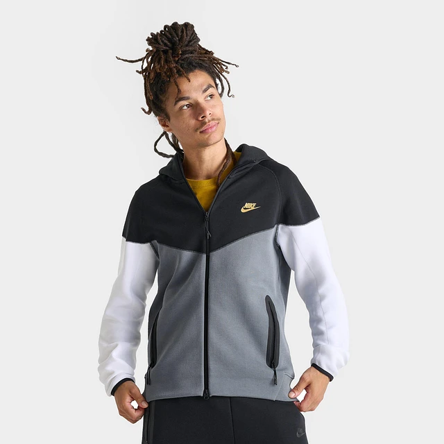 NIKE Men's Nike Sportswear Tech Fleece Windrunner Full-Zip Hoodie at ...