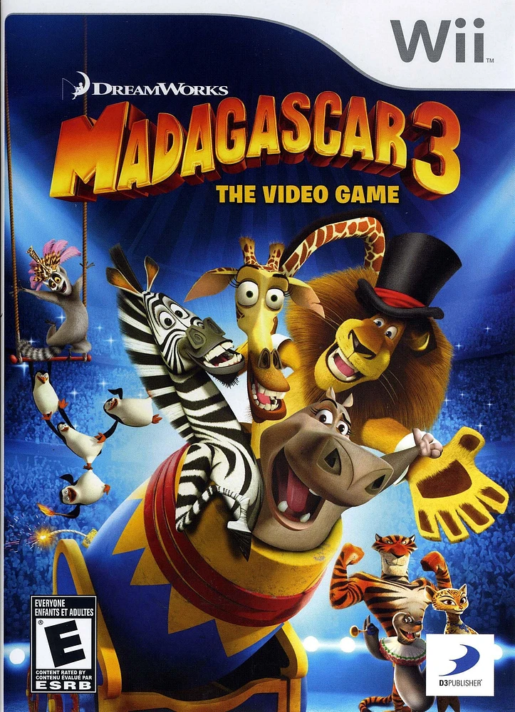 D3 Publisher of America Madagascar 3: The Video Game | Arden Fair
