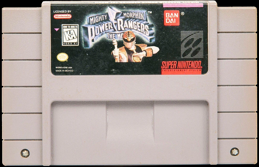 Bandai Namco Mighty Morphin Power Rangers: The Movie - Super Nintendo ...