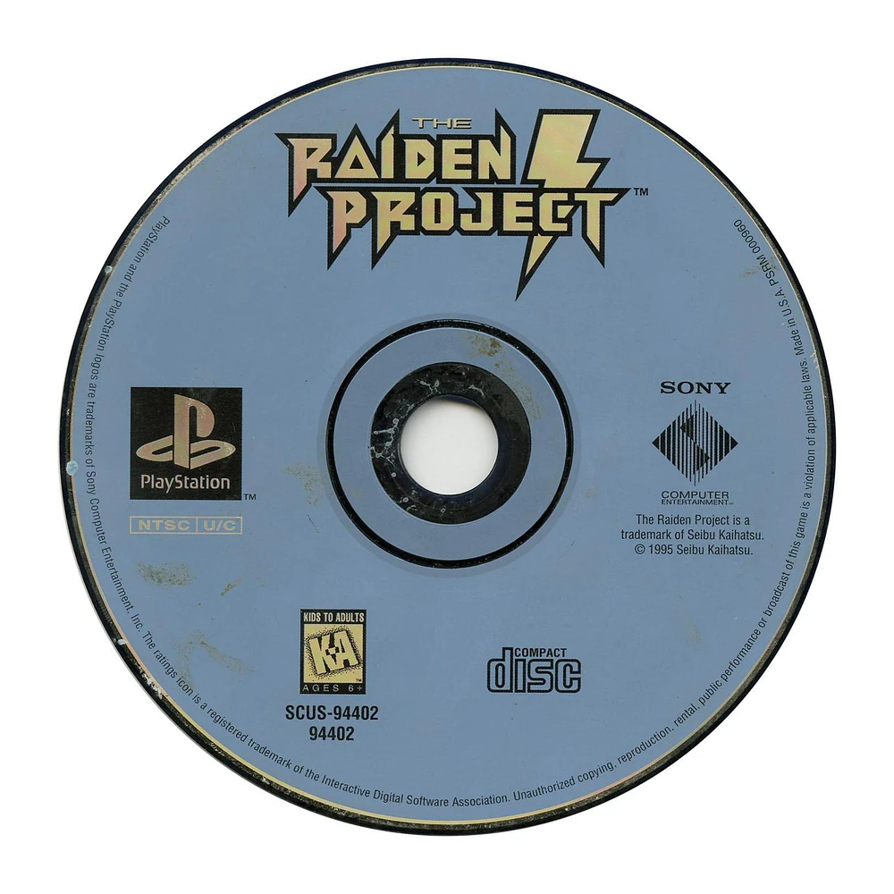 SCEA The Raiden Project - PlayStation | Hamilton Place