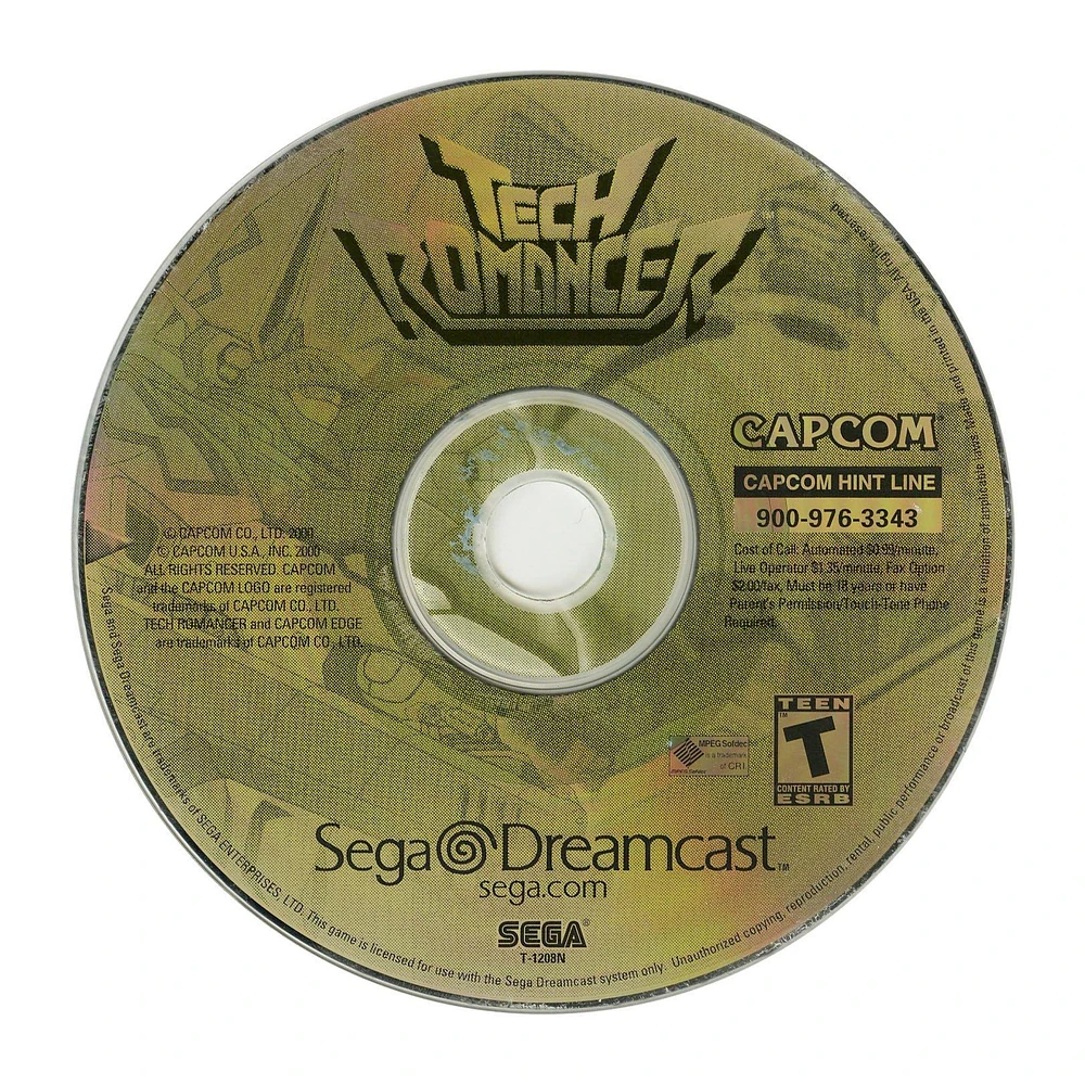 Capcom Tech Romancer - Sega Dreamcast | Hamilton Place