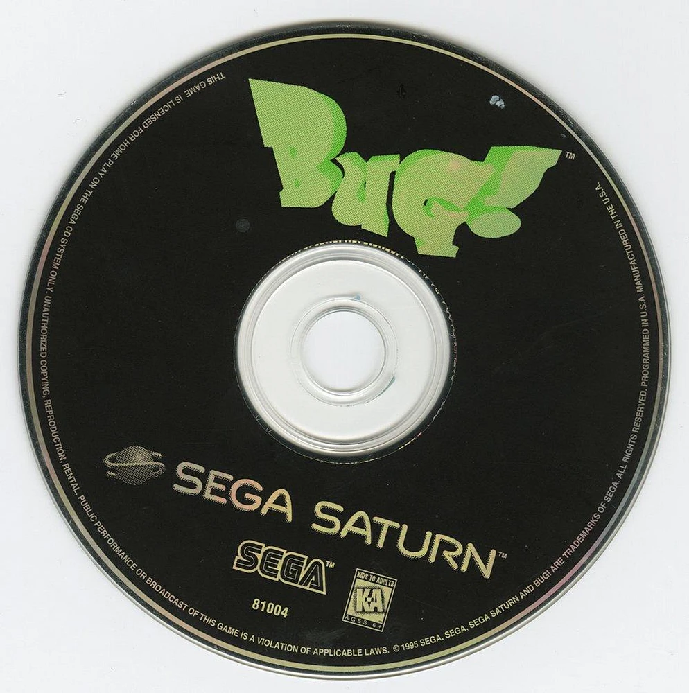 SEGA Bug! - Sega Saturn | Hamilton Place