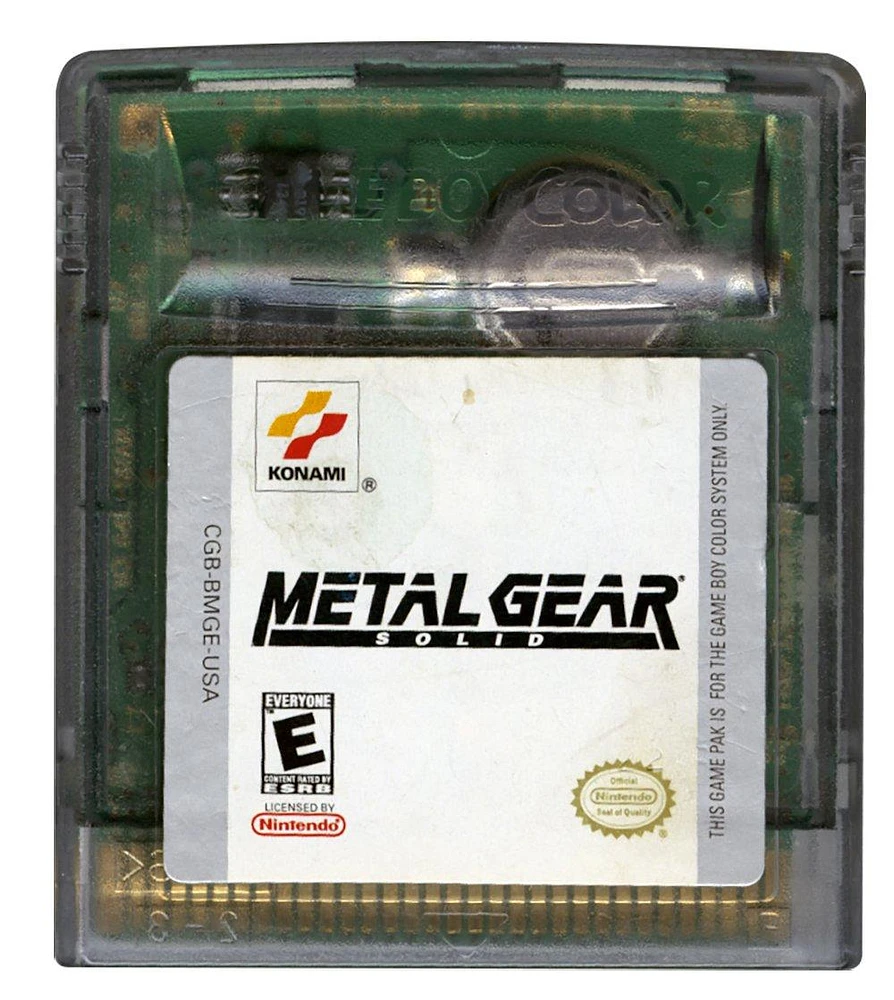 Sony Interactive Entertainment METAL GEAR SOLID - Game Boy Color ...