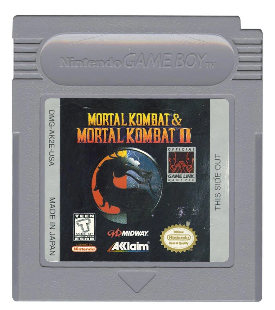Acclaim Entertainment Mortal Kombat and Mortal Kombat II - Game Boy ...