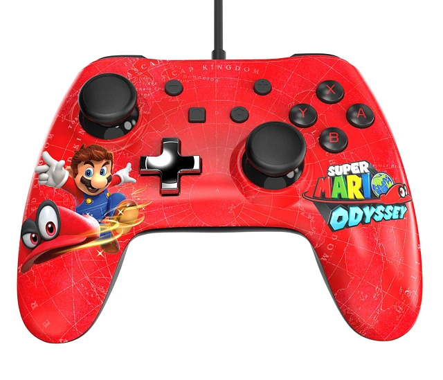 PowerA Wired Controller Plus for Nintendo Switch Super Mario Odyssey ...