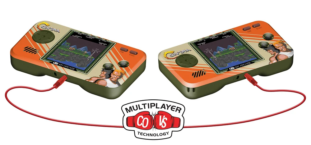 My Arcade Contra Pocket Player Handheld Portable Video Game System ...