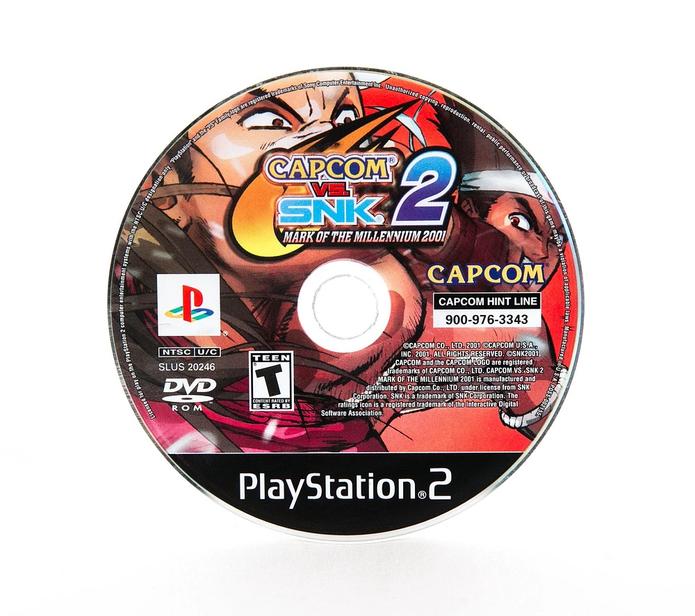 Sony Interactive Entertainment Capcom VS. SNK 2: Mark of the Millennium 2001 - PlayStation 2 ...
