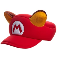 Bioworld Merchandising Super Mario Bros. 3 Raccoon Mario Cosplay Hat ...