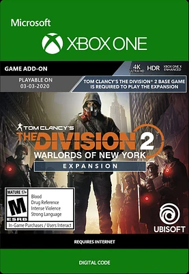 Ubisoft Tom Clancy's The Division 2: Warlords of New York Expansion DLC - PC | CoolSprings Galleria