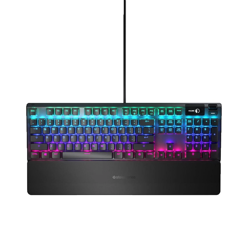 SteelSeries Apex 5 RGB Hybrid Blue Switches Wired Mechanical Gaming ...