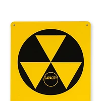 Toynk Vintage Fallout Shelter Nuclear Warning Metal Sign Replica ...