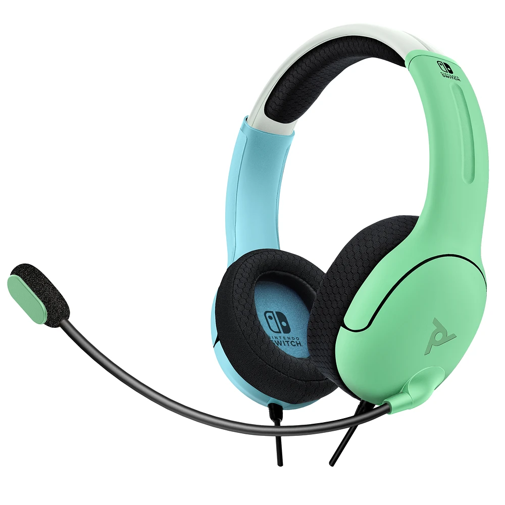 PDP Gaming LVL40 Wired Stereo Gaming Headset Aloha Blue & Green ...