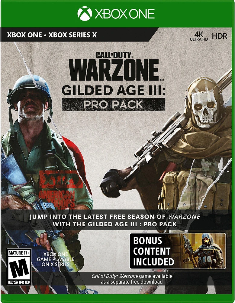 Activision Call of Duty: Warzone Gilded Age III Pro Pack DLC | Hamilton ...